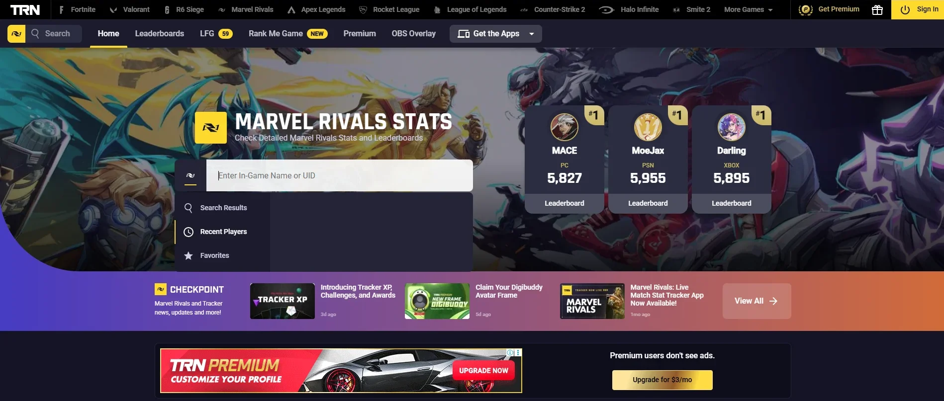 Marvel Rivals Tracker ⇒ Track Stats with This Tool Now!