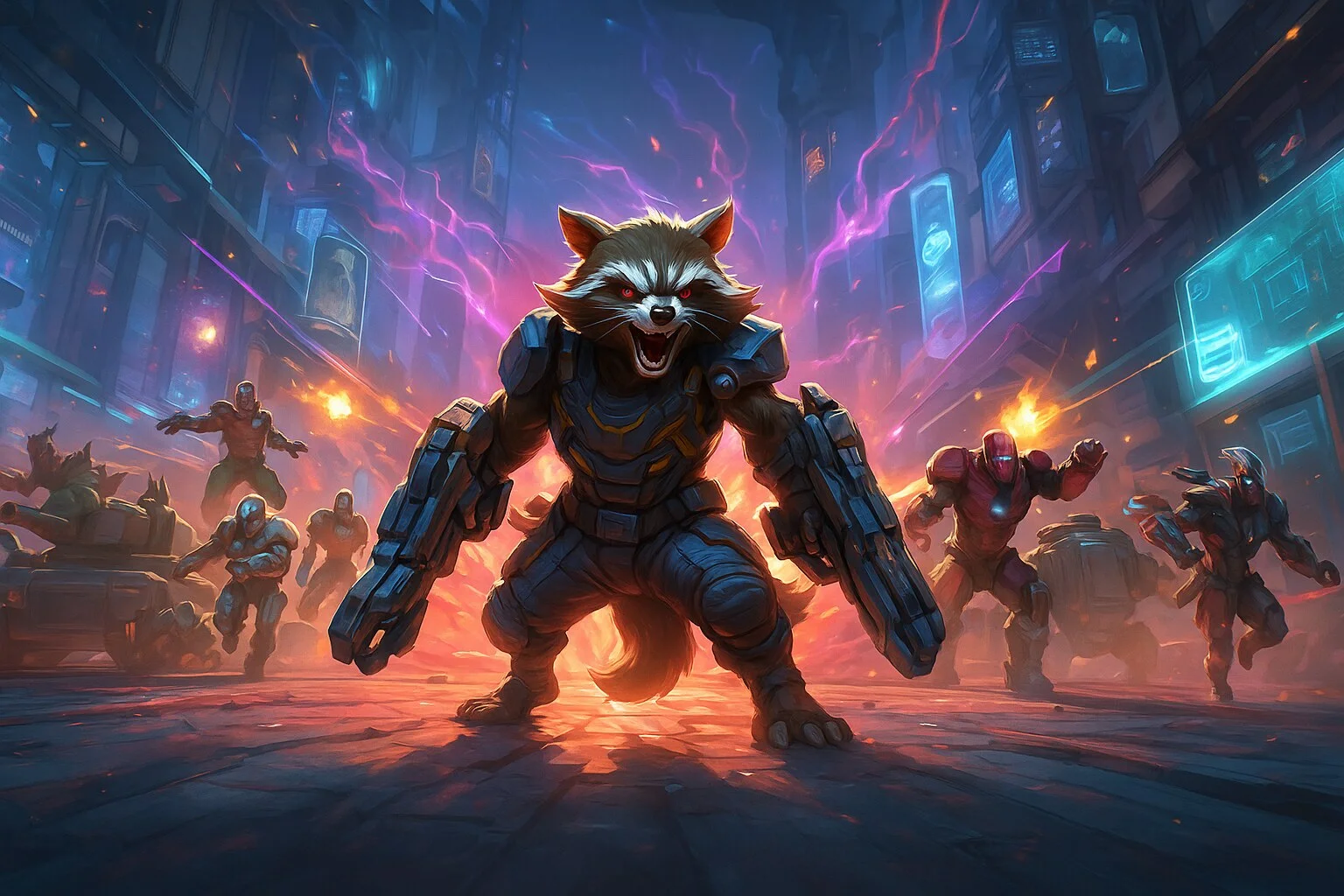 Marvel Rivals 궁극의 6스택 쇼다운 크라운 로켓 킹 ⇒ MarvelRivalsHub